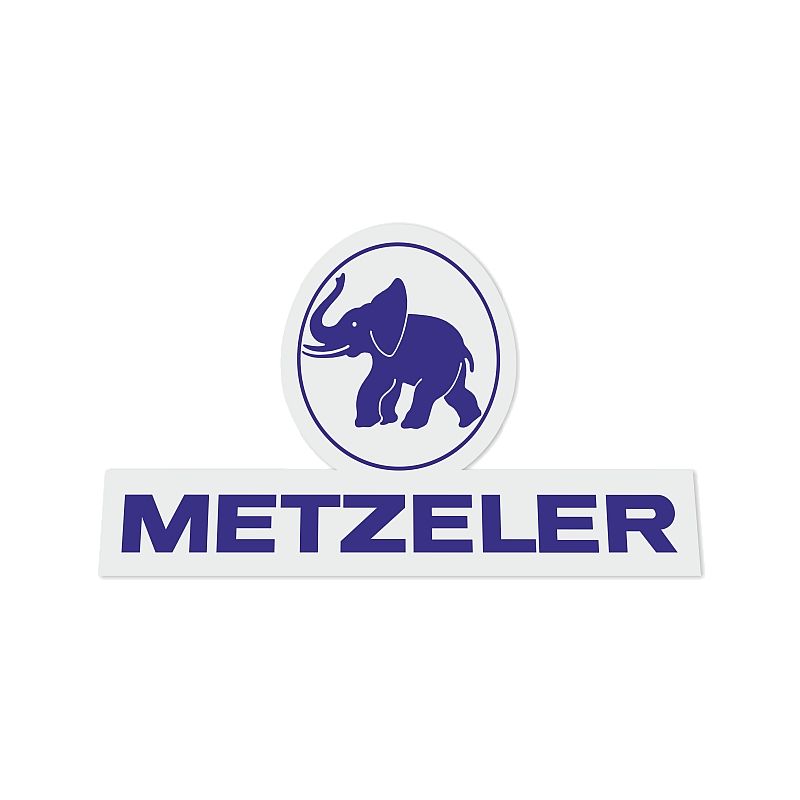 Aufkleber Logo Metzeler 90X50MM - JMPB Teile