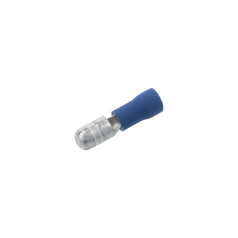 Rundstecker isoliert Blau 5MM A-Qualität - JMPB Teile